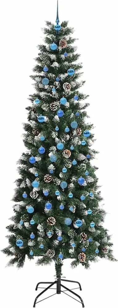 Umělý vánoční stromeček Zelená 240 cm PVC, plast a ocel 3395851