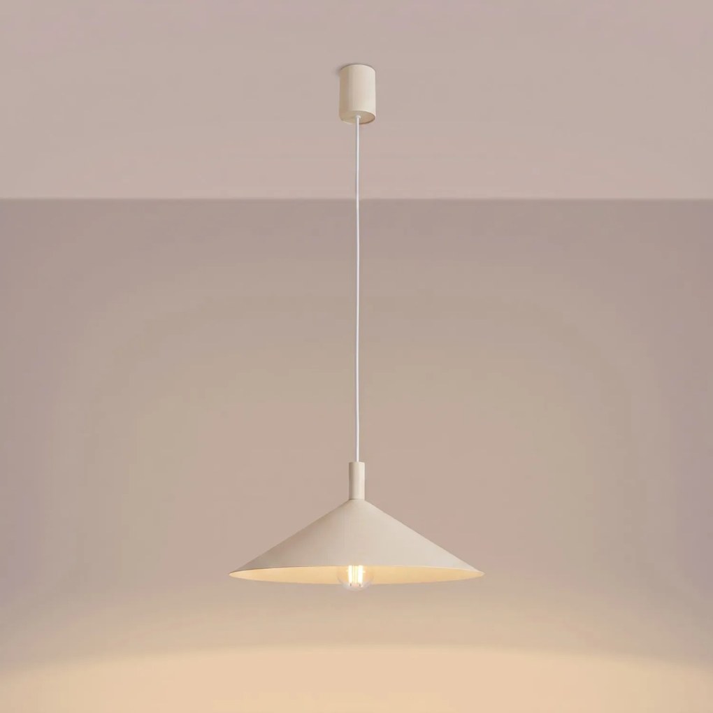 Sollux Lighting Závěsné svítidlo NOX 40 béžové