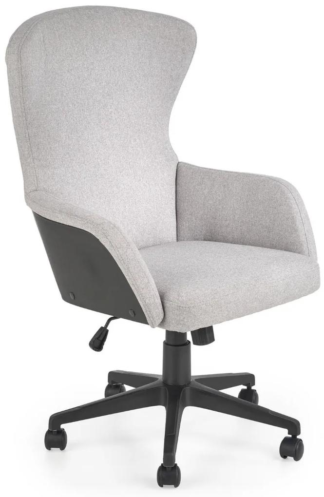 Pohodlná kancelářská otočná židle černo-šedá JUTI