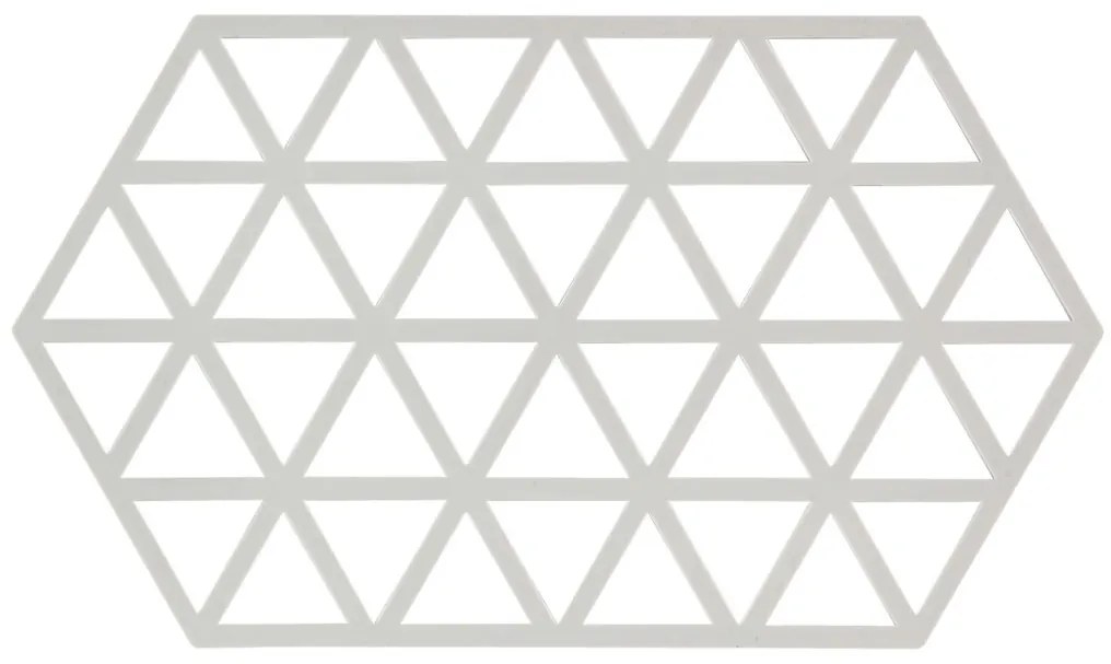 Zone Denmark Silikonová podložka pod horké Triangles Warm Grey 24 cm