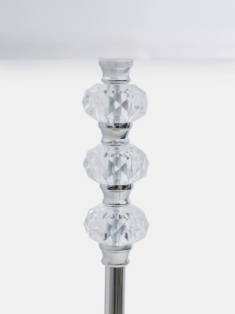 Sinsay - Stojací lampa s krystaly - sříbrná