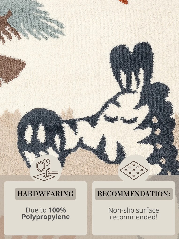 Hanse Home, Dětský koberec Adventures 106409 Cream Multicolor kruh, 160x160 (průměr) kruh, vícebarevná, dětský pokoj
