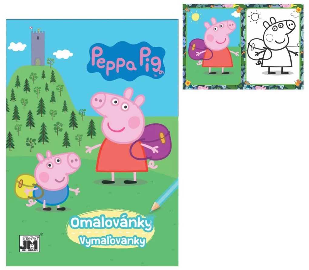 Omalovánky A5 Prasátko Peppa/Peppa Pig 15x21cm