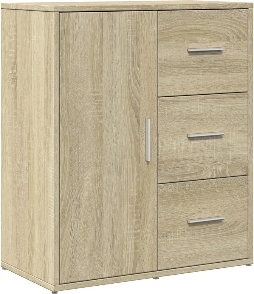 Příborníky 2 ks dub sonoma 60 x 31 x 70 cm kompozitní dřevo 3276555