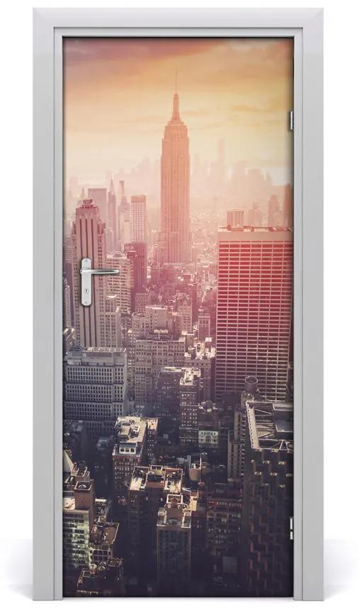 Fototapeta samolepící dveře New York Panorama 75x205 cm