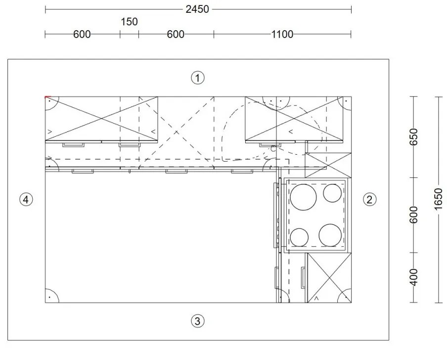 Sestava kuchyně Teplice-Structura-vystavený kus, dub havana