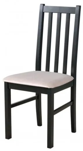 Sconto Jídelní židle BOLS 10 černá/béžová