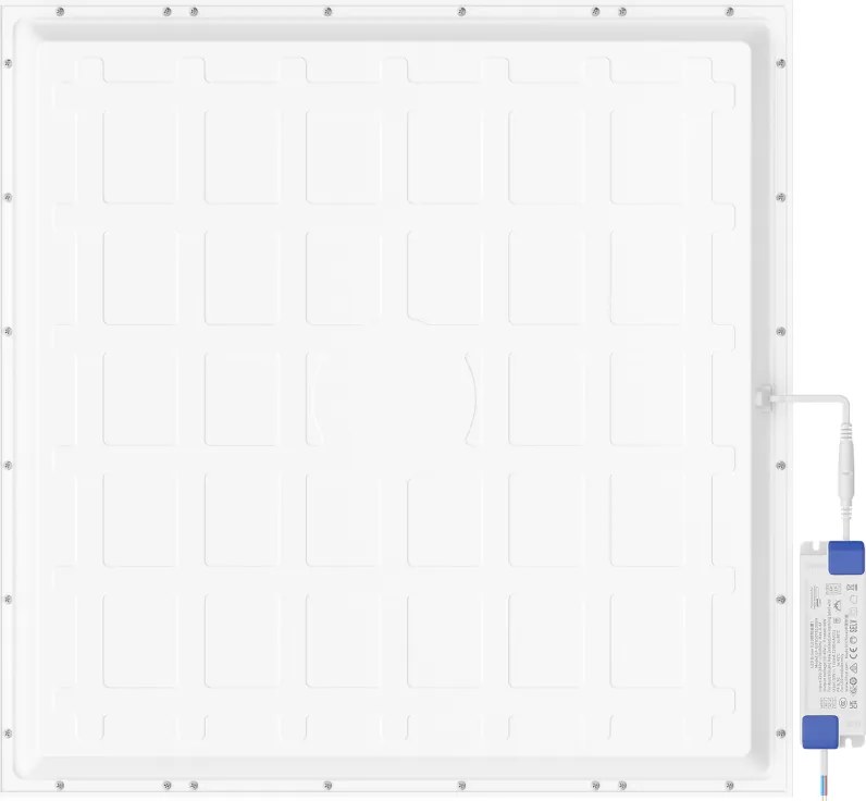 Mexen Brill+, stropní LED panel 60×60 cm, 48 W, neutrální bílá 4000K, L201-060-060-4840-20