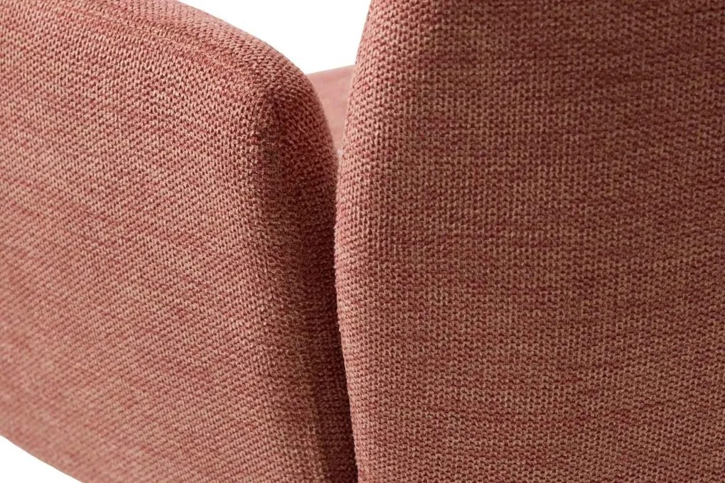 Designová otočná židle Talaith růžová