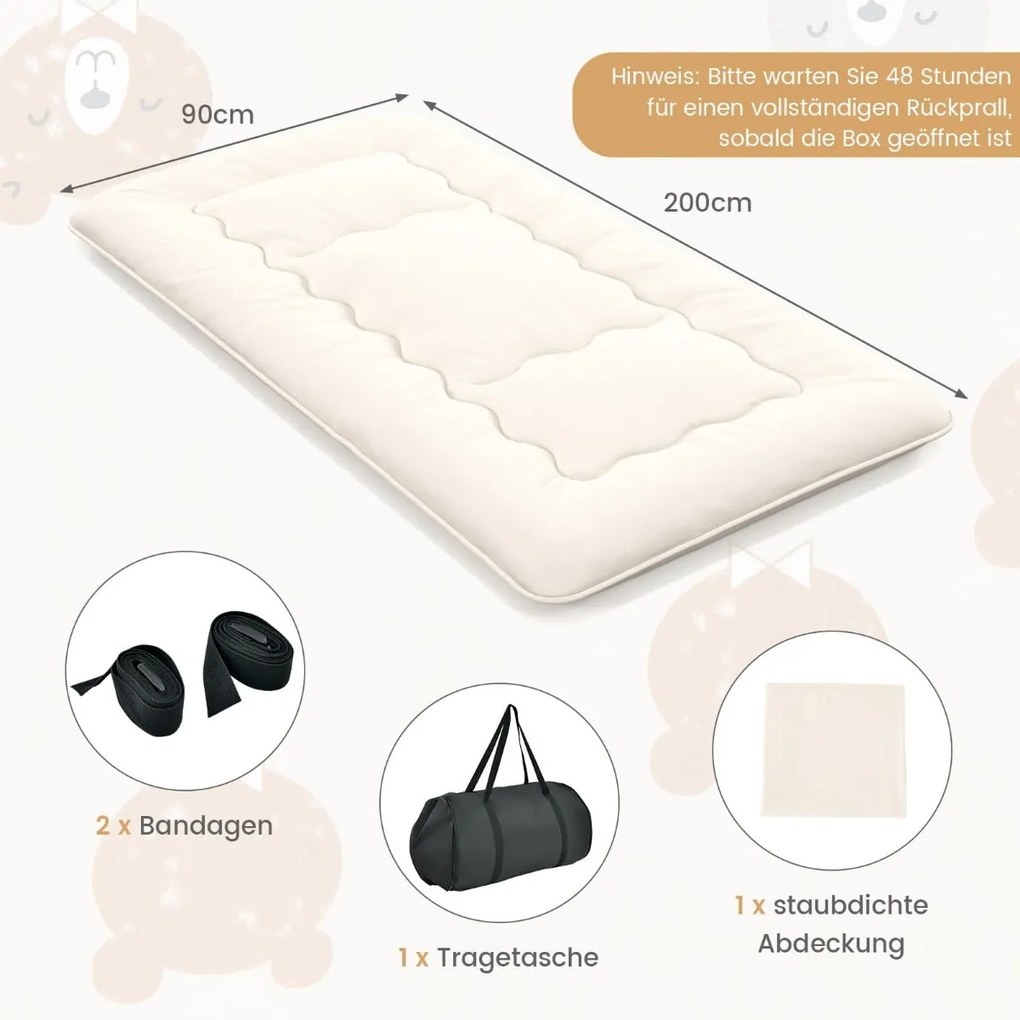 Costway Japonská futonová matrace Tatami Mat podlahová matrace