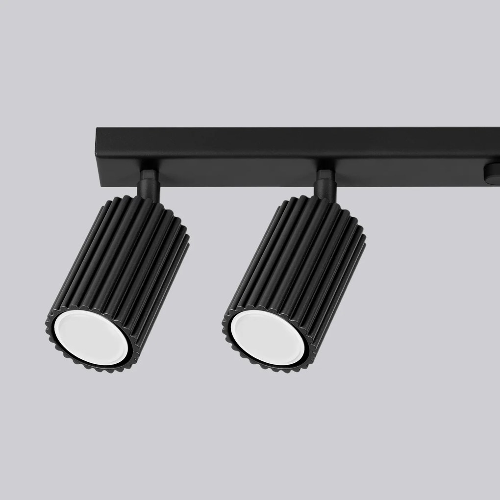 Sollux Lighting Stropní svítidlo KARBON 6L černé