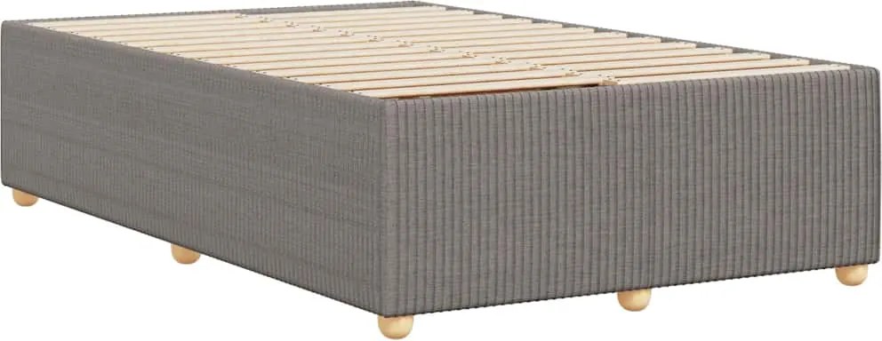 Rám postele bez matrací taupe 120x190 cm textil 3284925