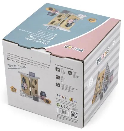 Dřevěná vkládačka Viga 44007 PolarB Tvary