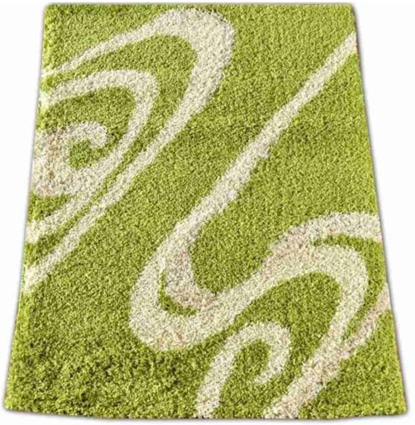 Kusový koberec Shaggy vlas 50 mm Ronda zelený, Velikosti 200x290cm