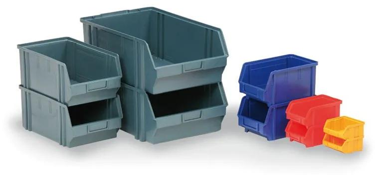 ArtPlast Plastové boxy BASIC, 305 x 480 x 177 mm, 12 ks, žlutooranžová