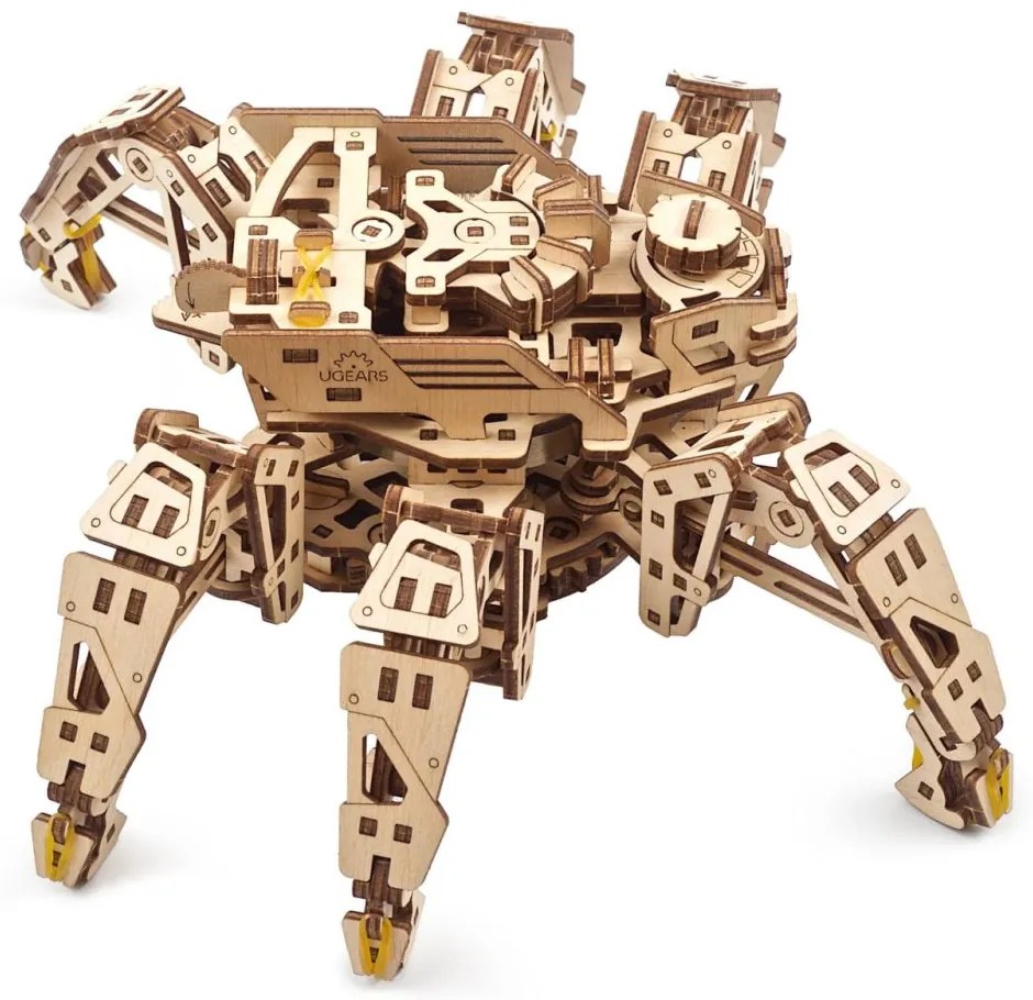 Ugears 3D mechanické puzzle Hexapod Explorer 388 ks