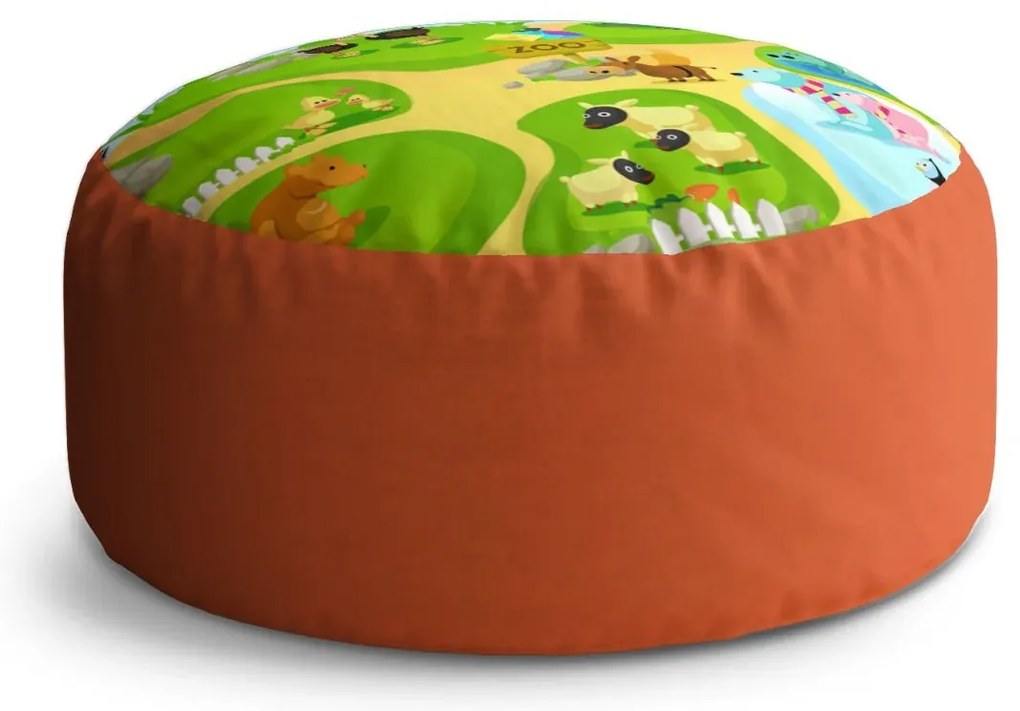 Sablio Taburet Circle Dětský motiv 3: 38x48 cm