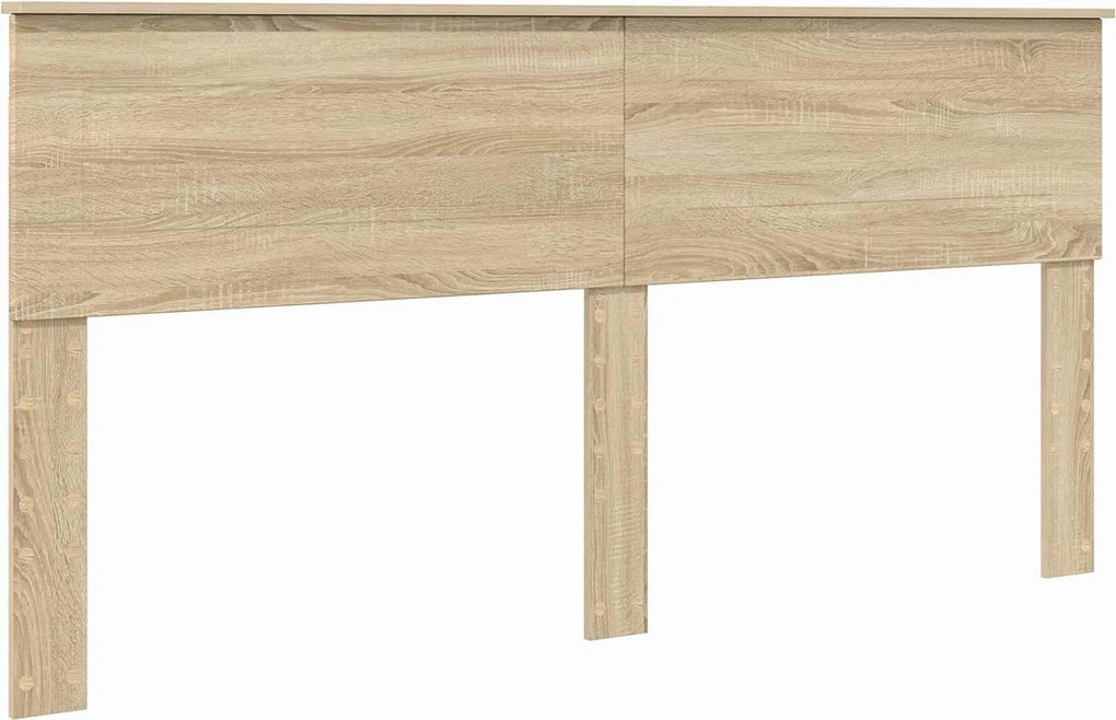 Rám postele s čelo Sonoma dub 180 x 200 cm Kompozitní dřevo 3408825