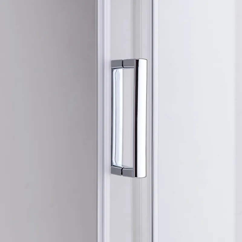 BPS-koupelny Čtvercový sprchový kout HYD-SK93B 90x90 chrom/transparent + vanička HYD-SSV-SXL02B bílá