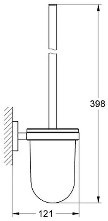 Grohe Essentials - WC kartáč 40374001