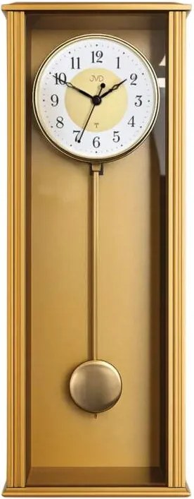JVD Minimalistické rádiem řízené kyvadlové netikající tiché hodiny JVD NR2221.1