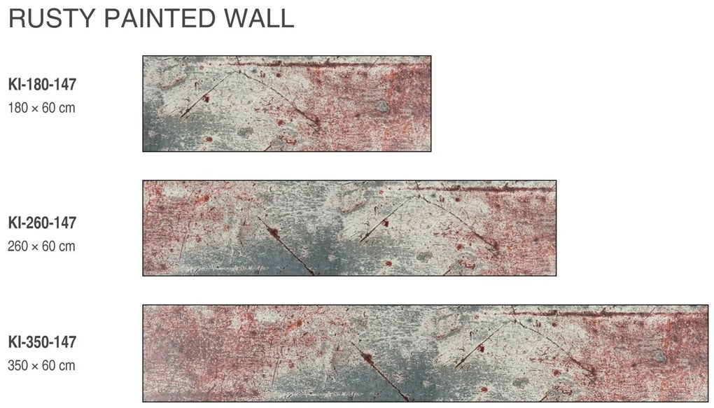DIMEX | Fototapeta do kuchyně Rustikální kamenná zeď KI-180-147 | 180 x 60 cm | červená, hnědá, šedá
