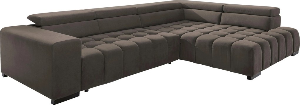 XXXLutz ROHOVÁ SEDAČKA, textil, hnědá MID.YOU - Sedací soupravy - 000694006503