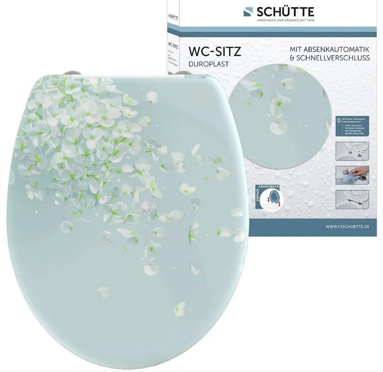 Eisl Sanitär WC prkénko Duroplast Soft Close Flower in The Wind 82381