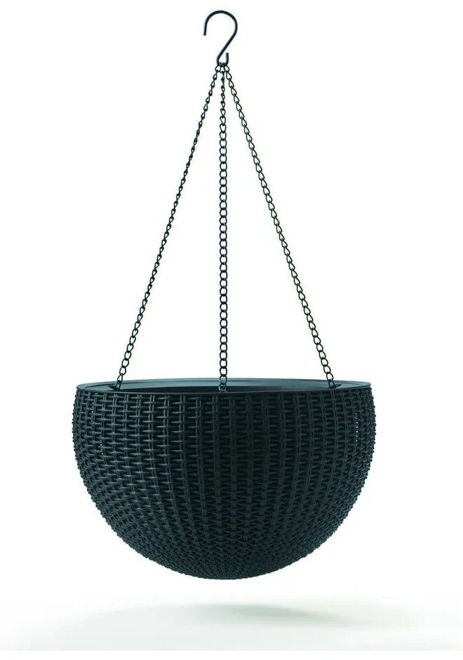 Plastový závěsný květináč ø 35 cm Hangingsphere – Keter