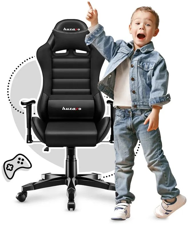 Huzaro Dětská herní židle Ranger 6.0 - šedá