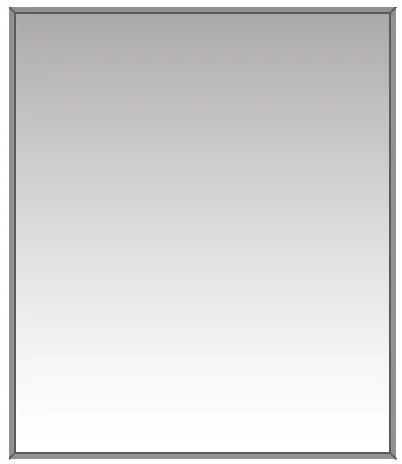 Intedoor Centino Zrcadlo s integrovaným LED osvětlením, v hliníkovém rámu silver - 60 x 70 cm CE ZS 60S