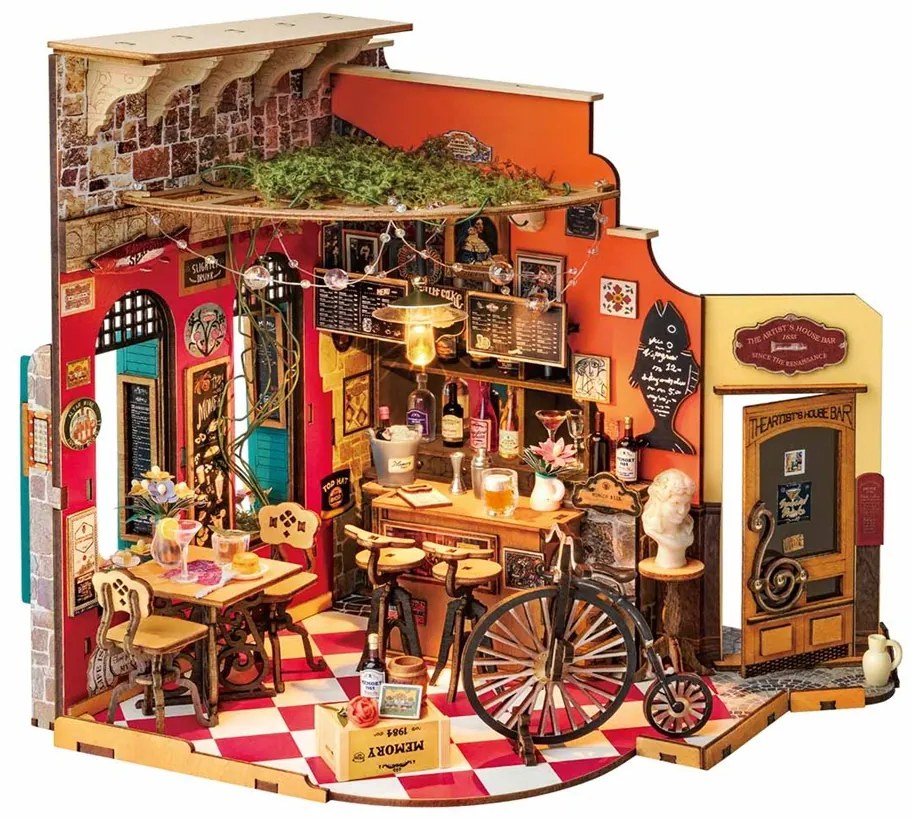 RoboTime Miniatura domečku Bar a bistro Cheers