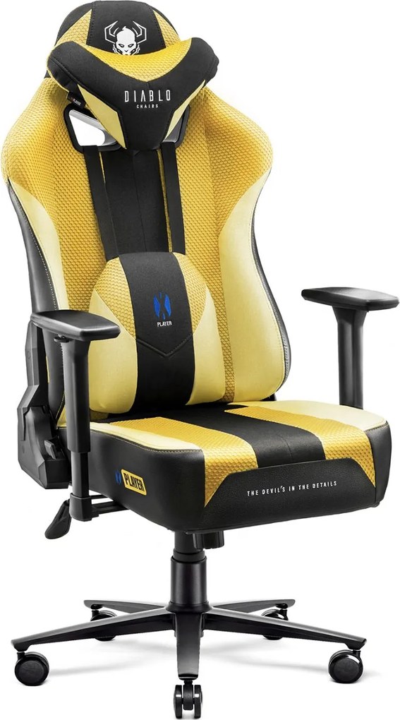 Diablo Chairs - Herní křeslo Diablo X-Player 2.0 King: Dark Sunflower