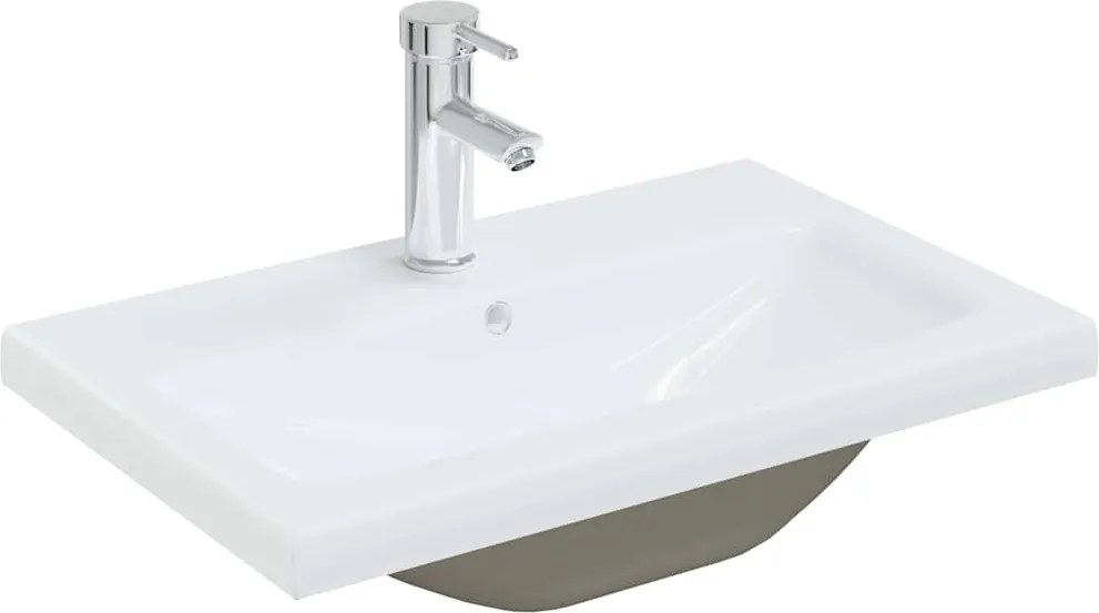 Skříňka pod umyvadlo Černý dub 60 x 39 x 62 cm Kompozitní dřevo 3333143