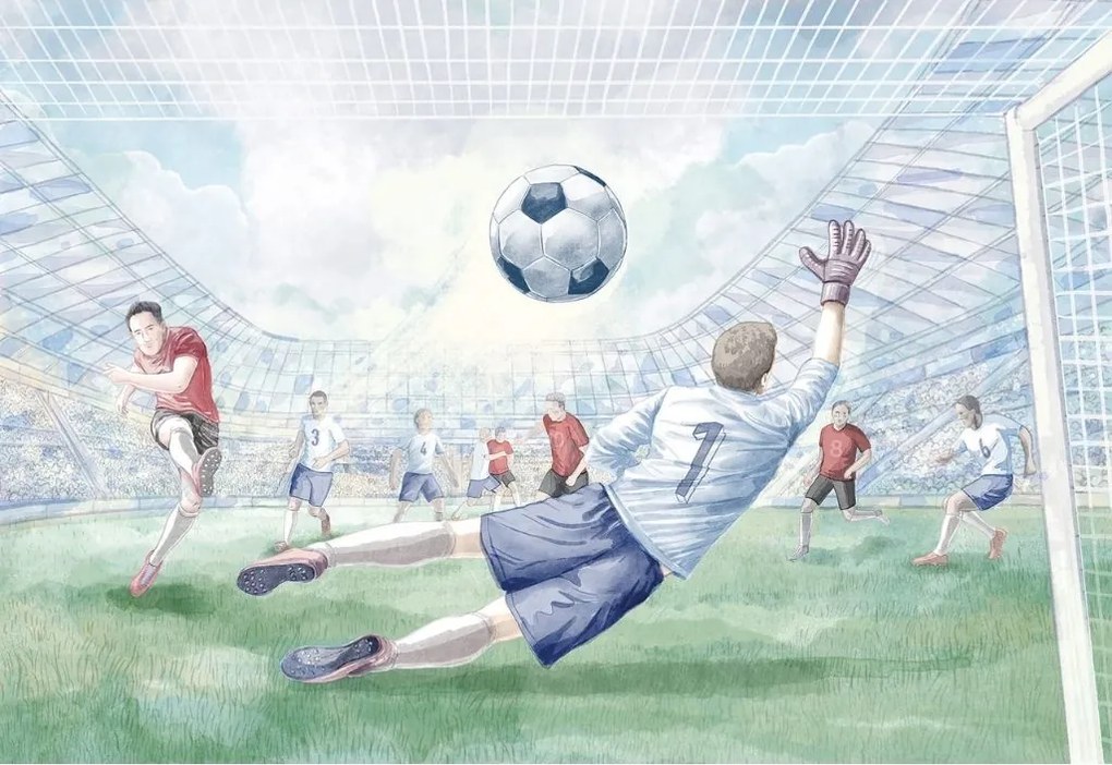 Nástěnný mural FOTBAL do dětského pokoje