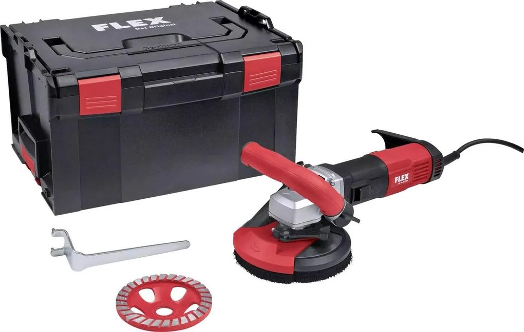 Flex | Sanační bruska LDE 16-8 125R - suché broušení Varianta: Estrich Jet -brusný talíř (359394)