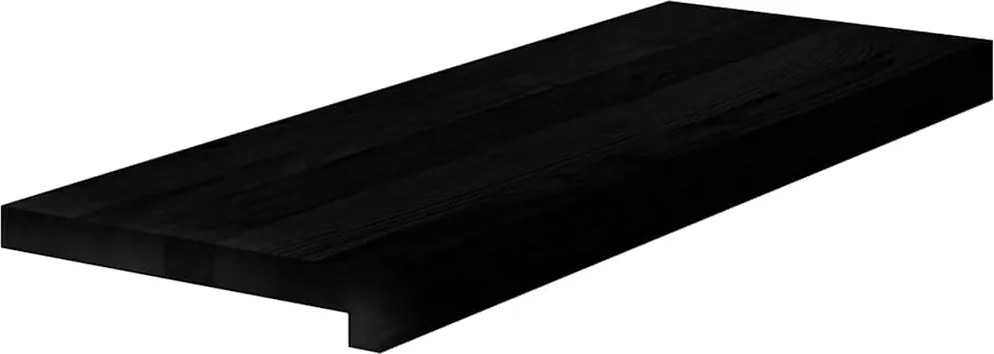 Nášlapy na schody 2 ks hnědo-černé 70x25x2 cm masivní dub 3283796