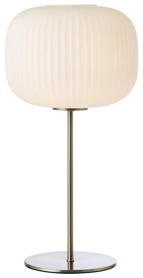 Markslöjd 109007 - Stolní lampa SOBER 1xE27/40W/230V bílá/matný chrom