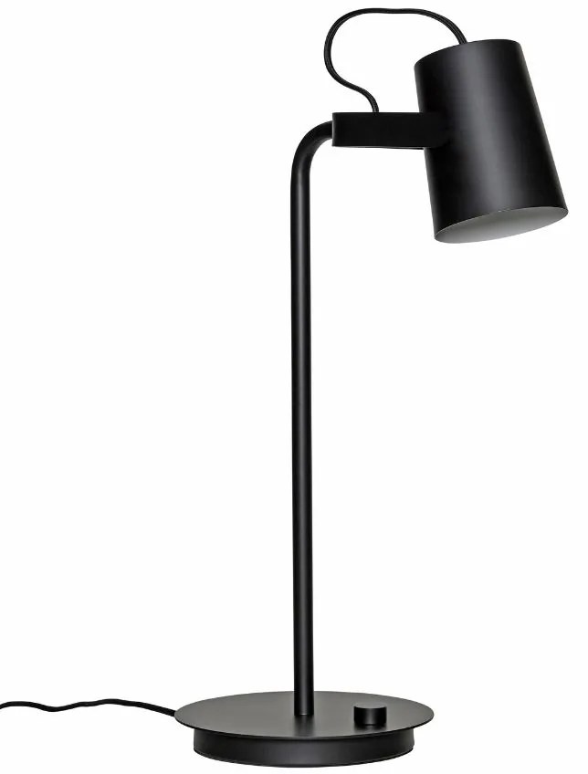 OnaDnes -20% Černá kovová stolní lampa Hübsch Ardent