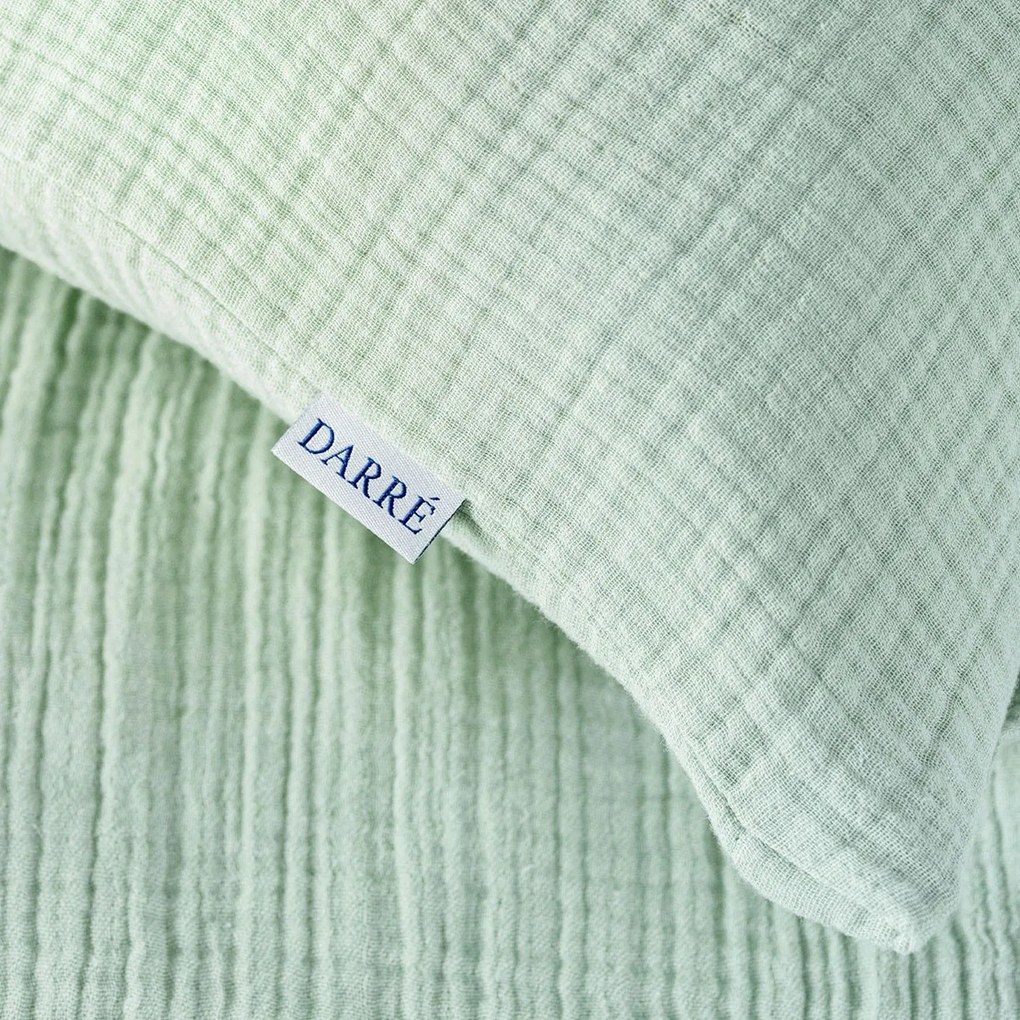 Celoroční mušelínové povlečení Salvia - GOTS Velikost: atypický 240 x 220 + 2 x 70 x 90
