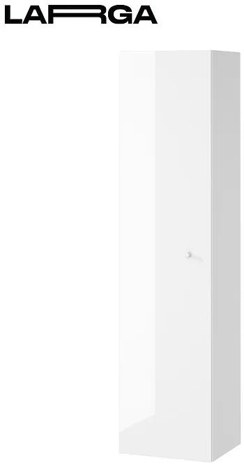 Cersanit Larga, vysoká závěsná skříňka 160x40 cm, bílá lesklá, S932-019