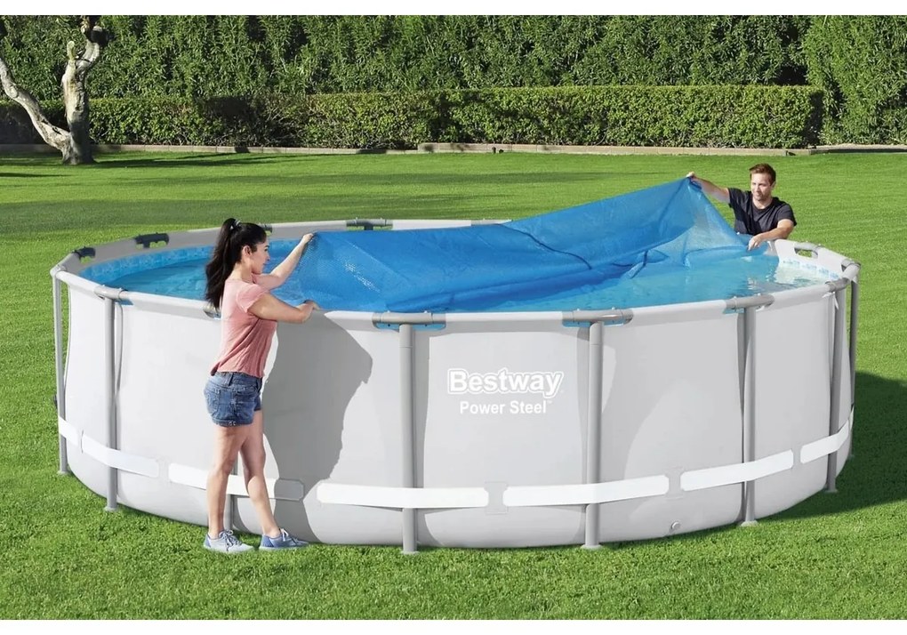 Bestway Solární plachta na kruhový bazén Flowclear, pr. 462 cm