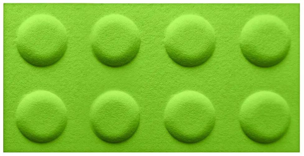 In-Design Nástěnný dětský 3D obklad kostka 60×30 cm – různé barvy Obkladový panel: Barva: Zelená tmavá