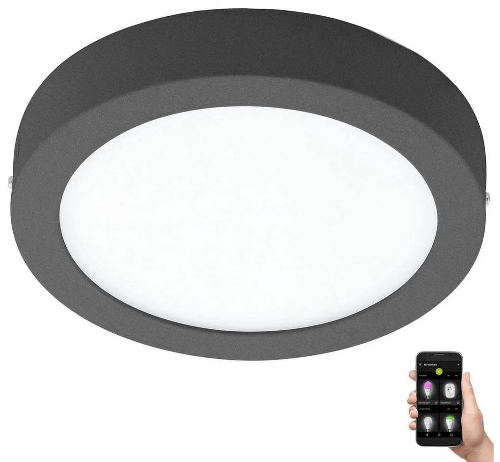 Eglo Eglo 33577 - LED Stmívatelné svítidlo ARGOLIS-C LED/16,5W/230V IP44 antracit EG33577