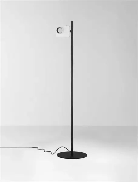 LED stmívatelný bílá stojací lampa Kedros