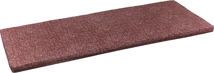 Bellatex Sedák na lavici hladký Červená 40x150 cm