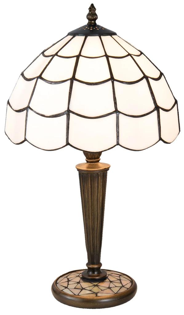 Clayre & Eef - stolní lampa Tiffany, 43 cm