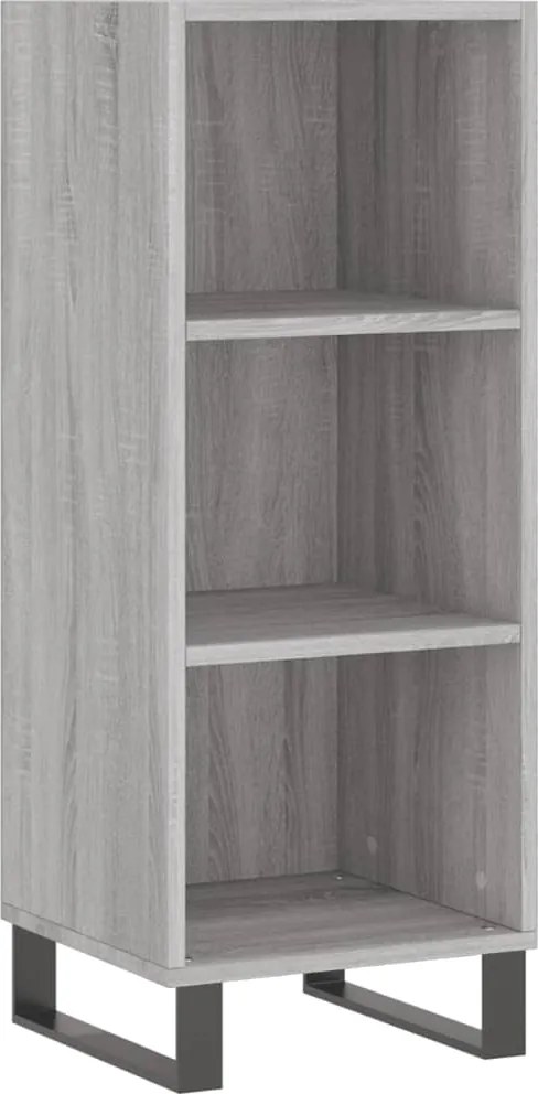 Skříň highboard šedá sonoma 34,5 x 34 x 180 cm kompozitní dřevo 3199007