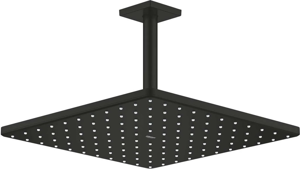 Grohe Rainshower Mono Cube - Hlavová sprcha, 31x31 cm, matná černá 265662430