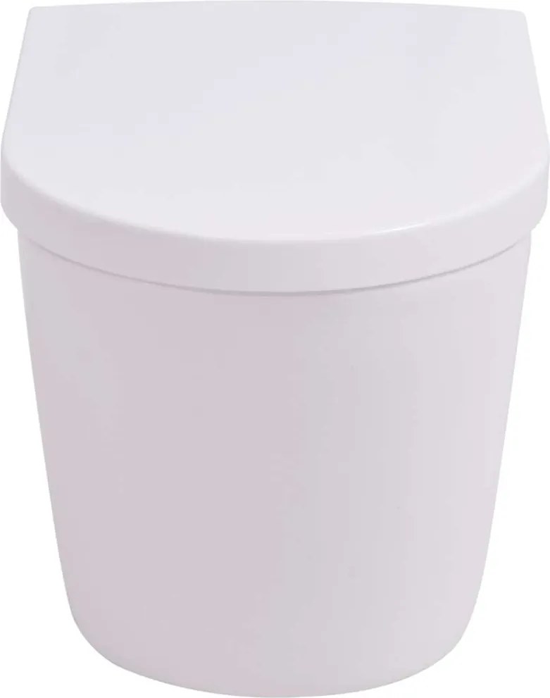 Závěsné WC keramické bílé 244270